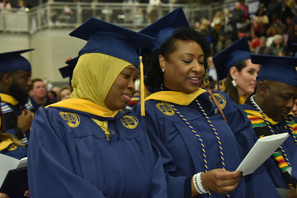 First Winter Graduation Earns Applause