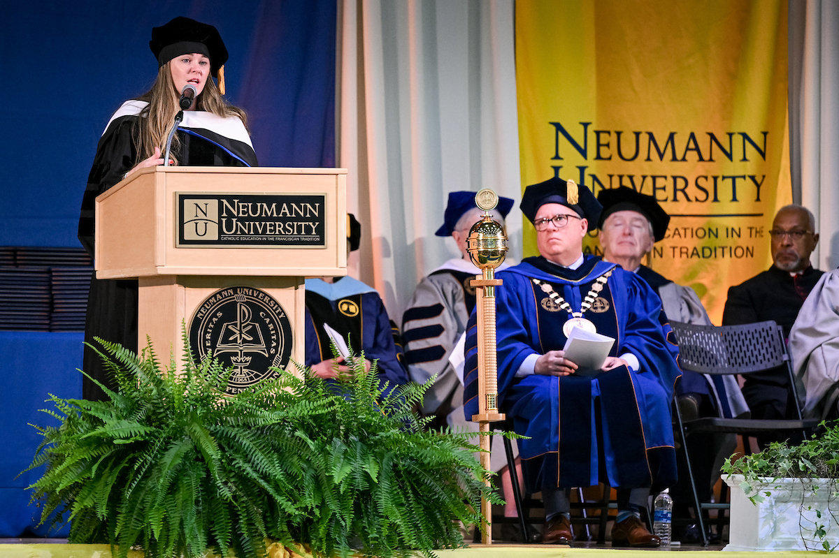 Social Justice Hero Counsels Neumann’s Graduates